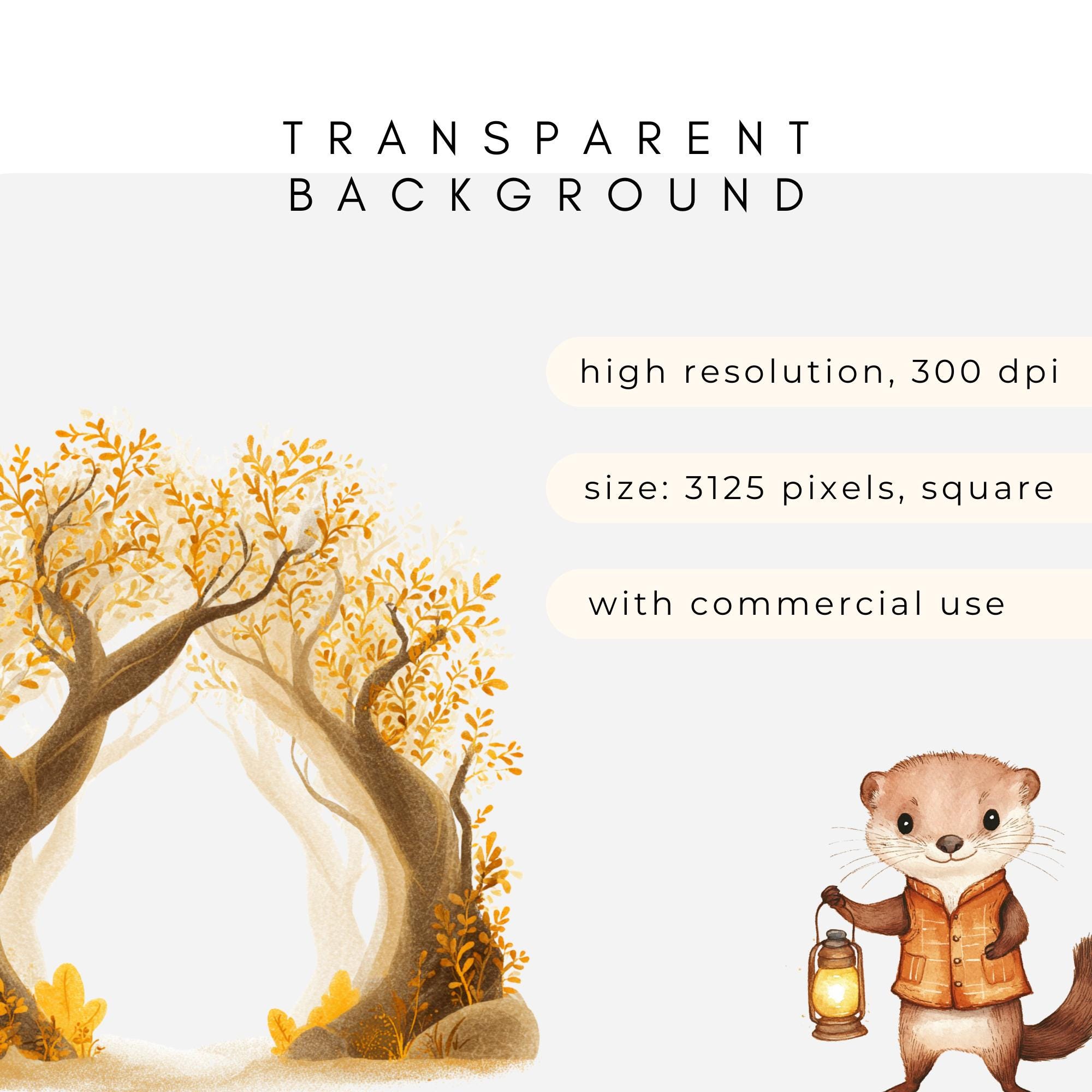 Autumn Woodland Animals Clipart, Fall Animals, Forest Animals, Cozy ...