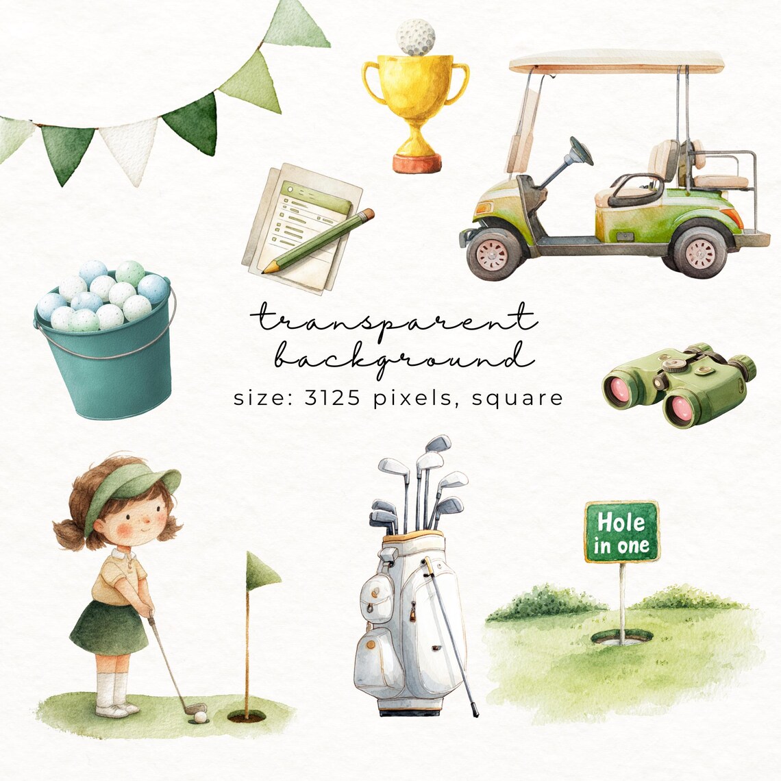 Golf Clipart, Golf Sports Clipart, Golf PNG, Golf Course, Golf Hobby Clipart, Golf Ball Clipart ...