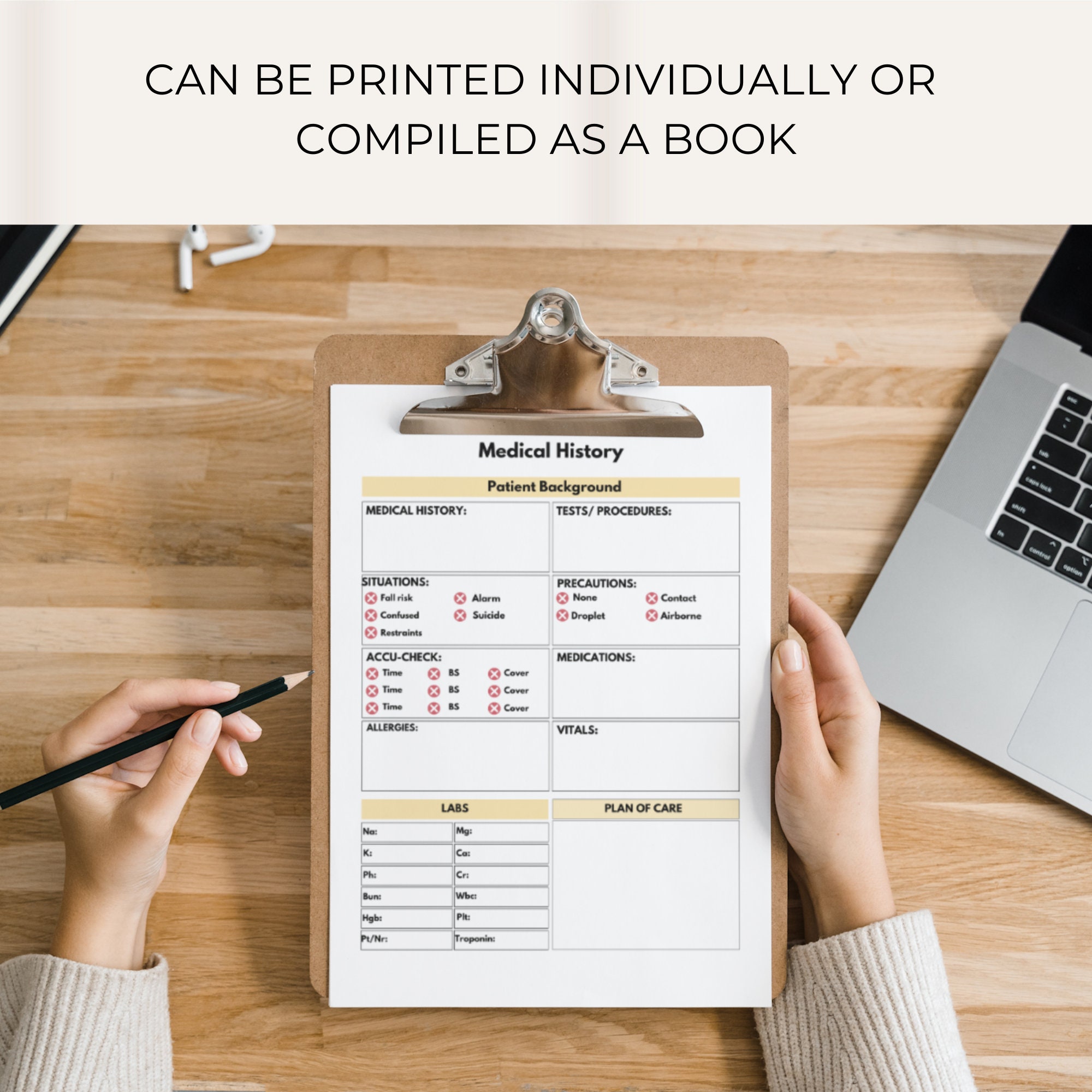 Editable Nurse Planner, Nurse Shift Planner, Nurse Record Book, Hourly ...