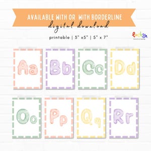 Alphabet Flash Cards, 26 Alphabet Flash Cards, Pre-school Card, Kid ...