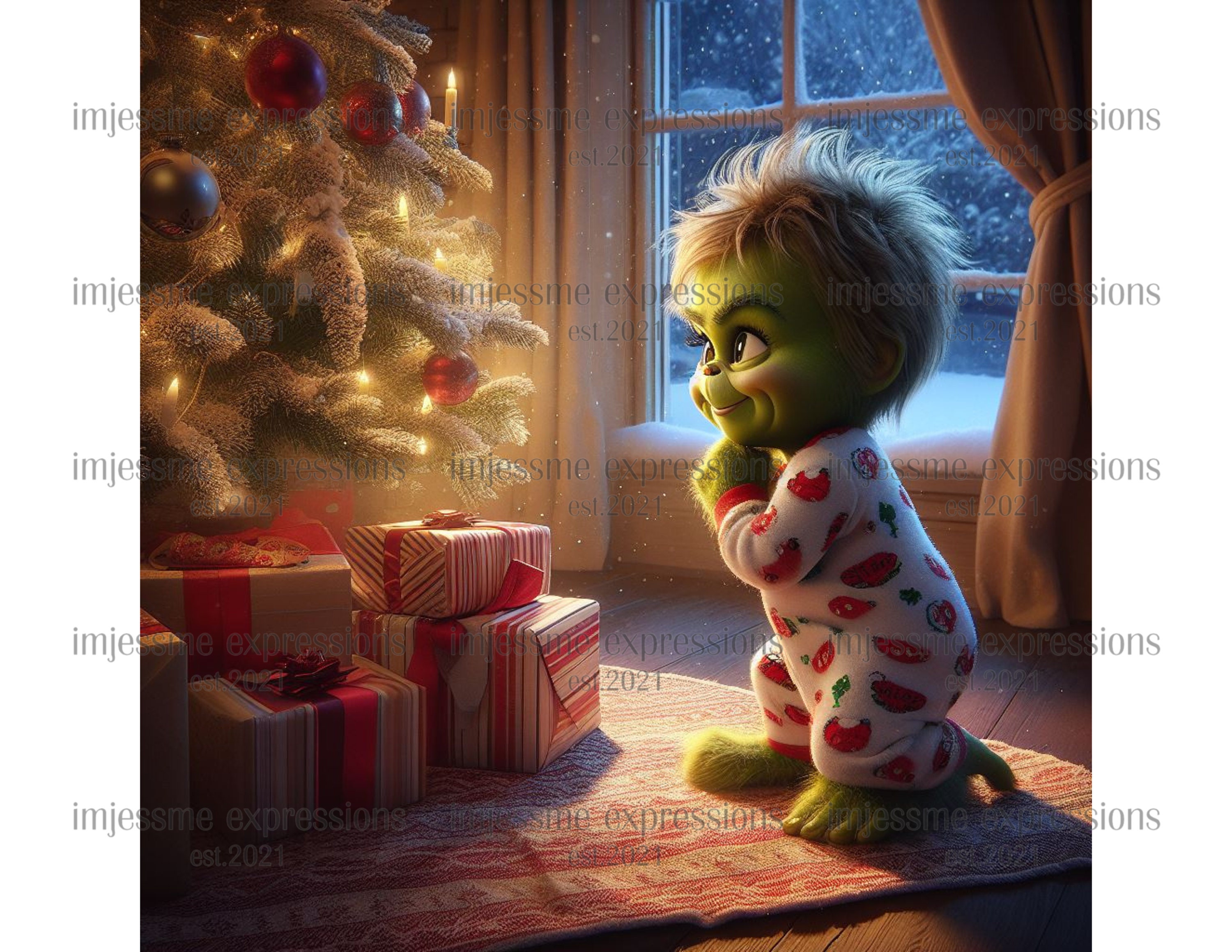 Baby Grinch Christmas Images 10 Pack PNG Digital Download, Instant ...