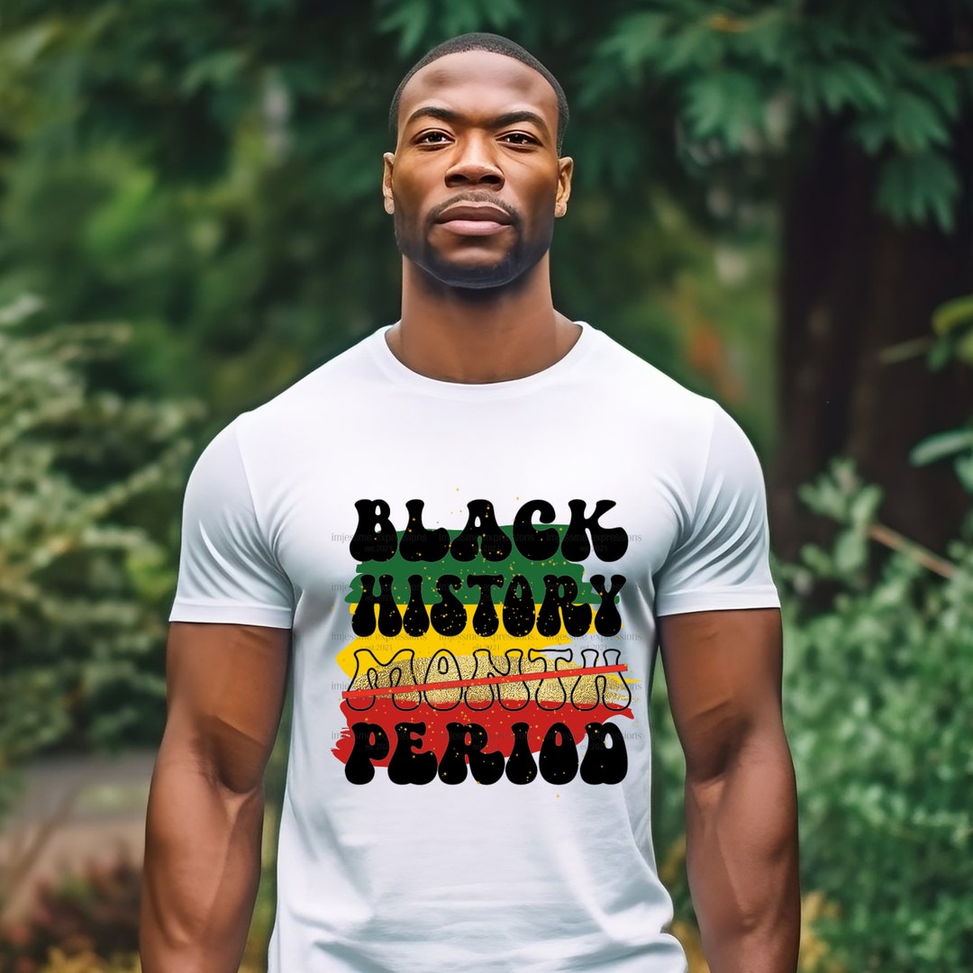 Black History Period 1 Sublimation Graphic Tee - Etsy