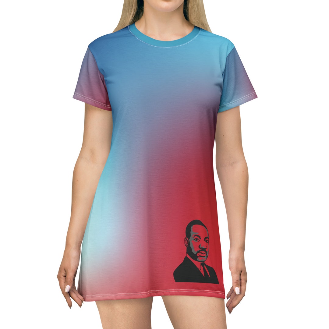 MLK JR, T-shirt Dress (AOP) - Etsy