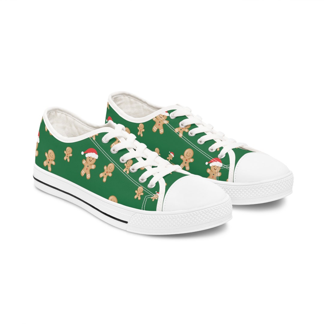 Christmas Gingerbread Women's Low Top Sneakers - Etsy