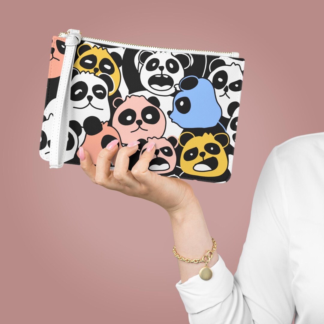 Angry Panda Clutch Bag - Etsy