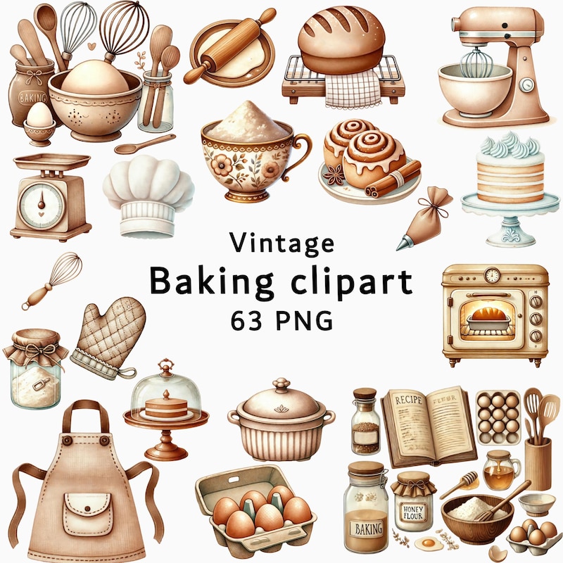 Vintage Logo for Baking - Etsy
