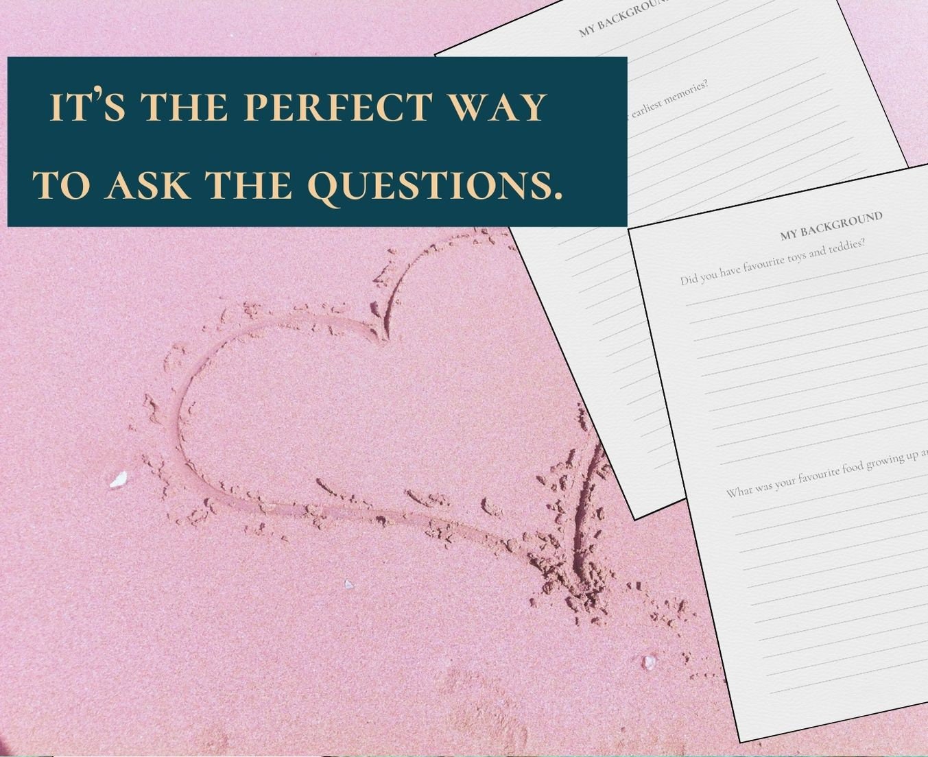 Simple Premium Legacy Questions Tell Mum and Dads Story Digital ...