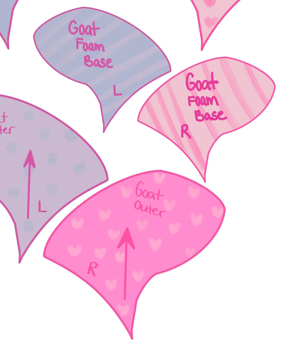 Goat Ear Pattern - PDF - Etsy