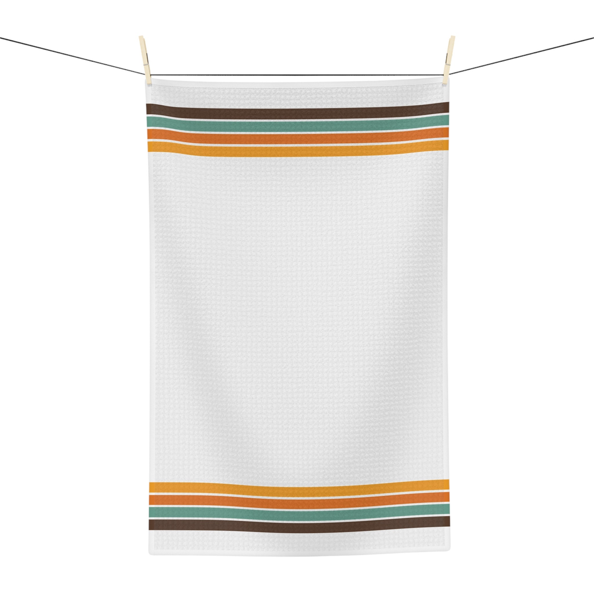 Modern Tea Towel Simple Modern Kitchen Décor Retro Stripe Tea Towel ...