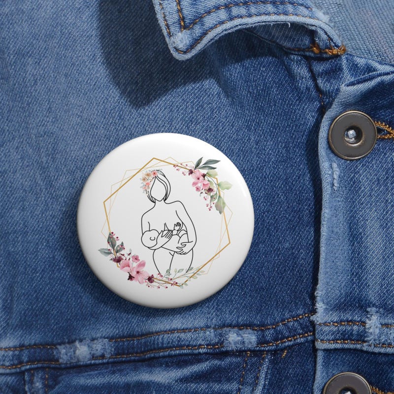 Breastfeeding Pin - Etsy