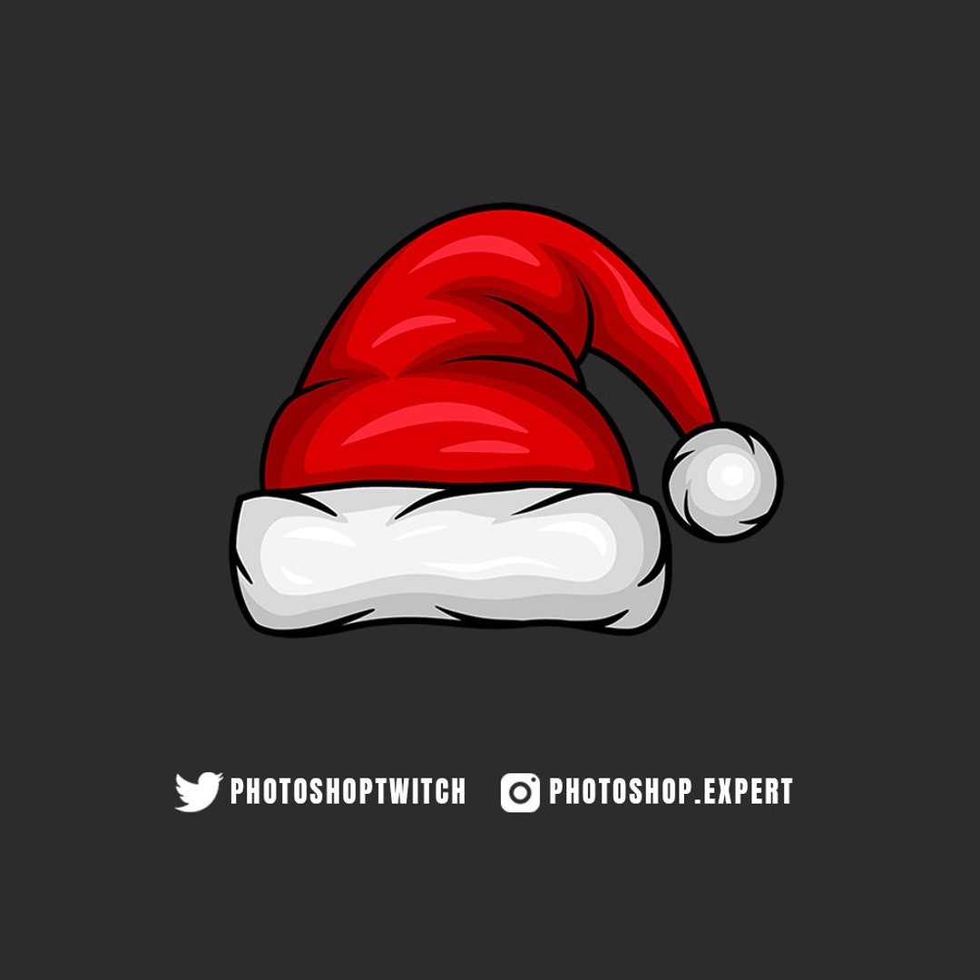 Christmas Hat Emote, Twitch Emotes, Youtube, Discord, Christmas, Emotes ...