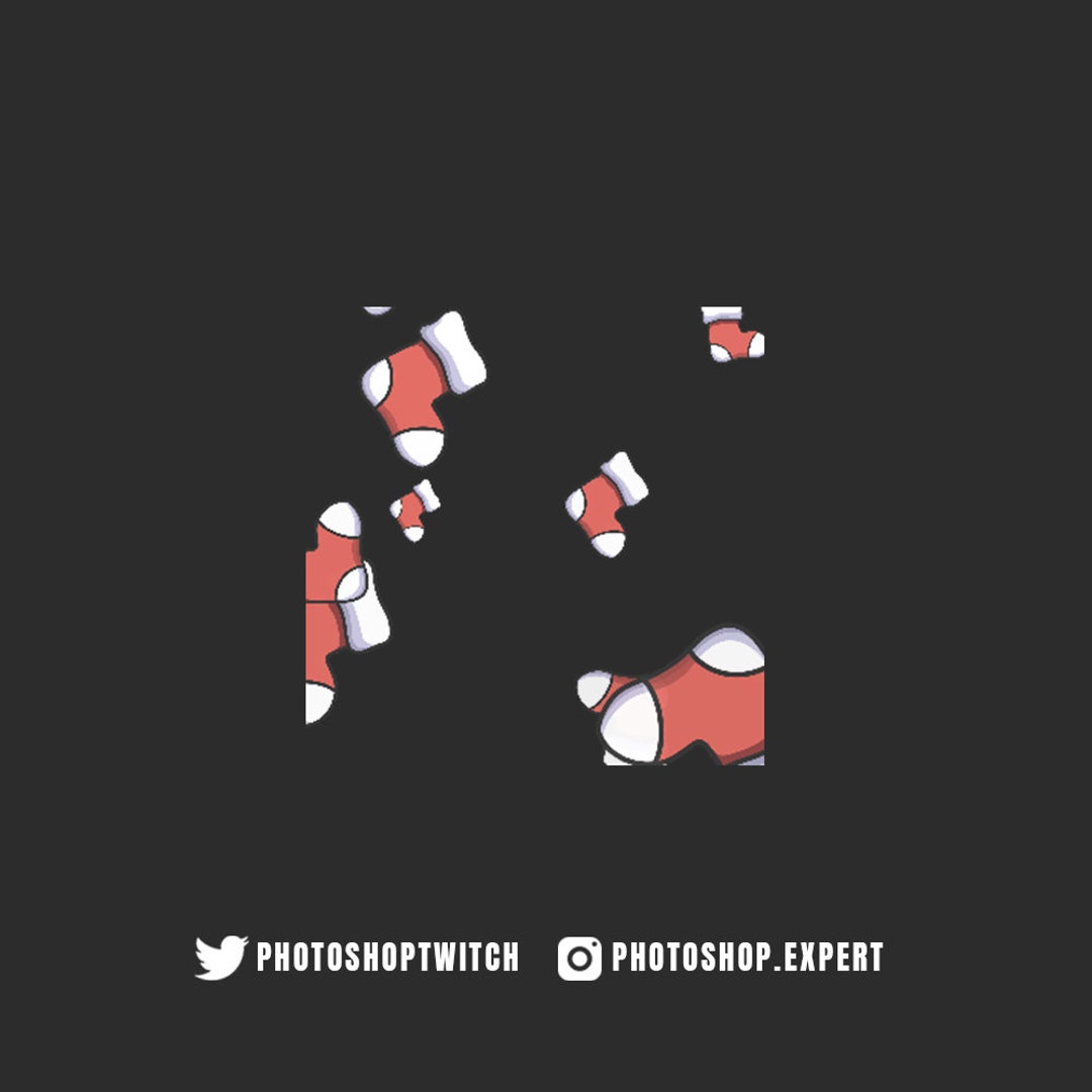 Animated Christmas Socks Falling Emote Twitch Emotes - Etsy