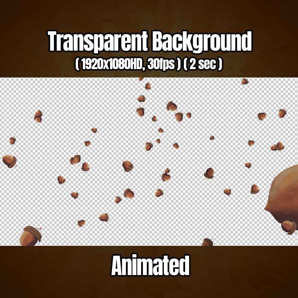 Thanksgiving Overlay, Acorn, Green Screen, Twitch Overlay, Alert ...