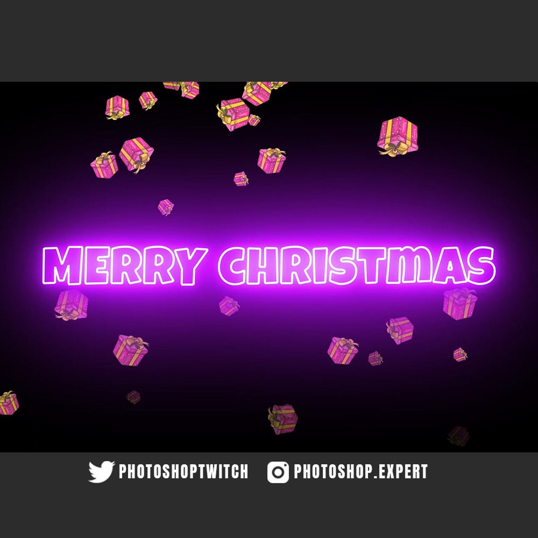 Falling Christmas Presents Animation: Twitch Stream Overlay (1920x1080 ...
