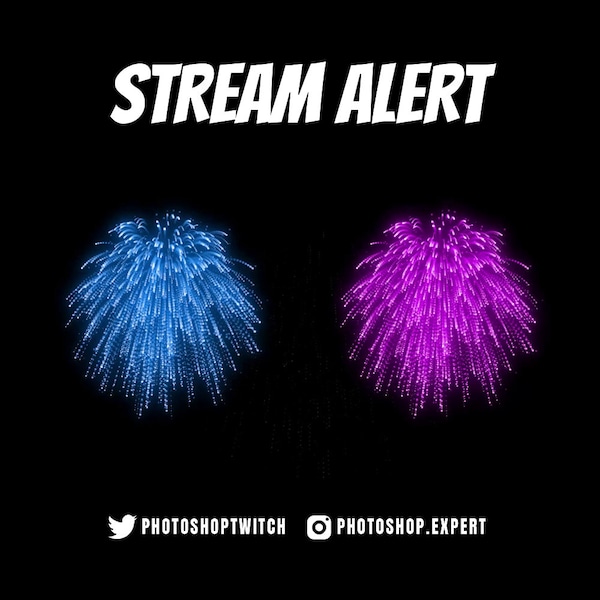 Fireworks Overlay Twitch - Etsy