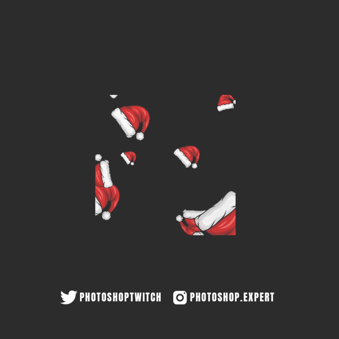 Animated Christmas Hat Falling Emote, Twitch Emotes, Falling, Discord ...