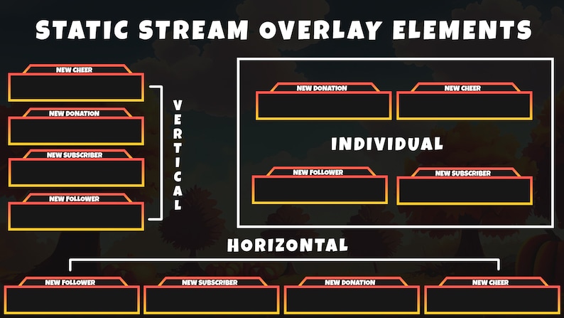 Animated Stream Overlay, Twitch Overlay, Stream Screen, Starting Soon ...