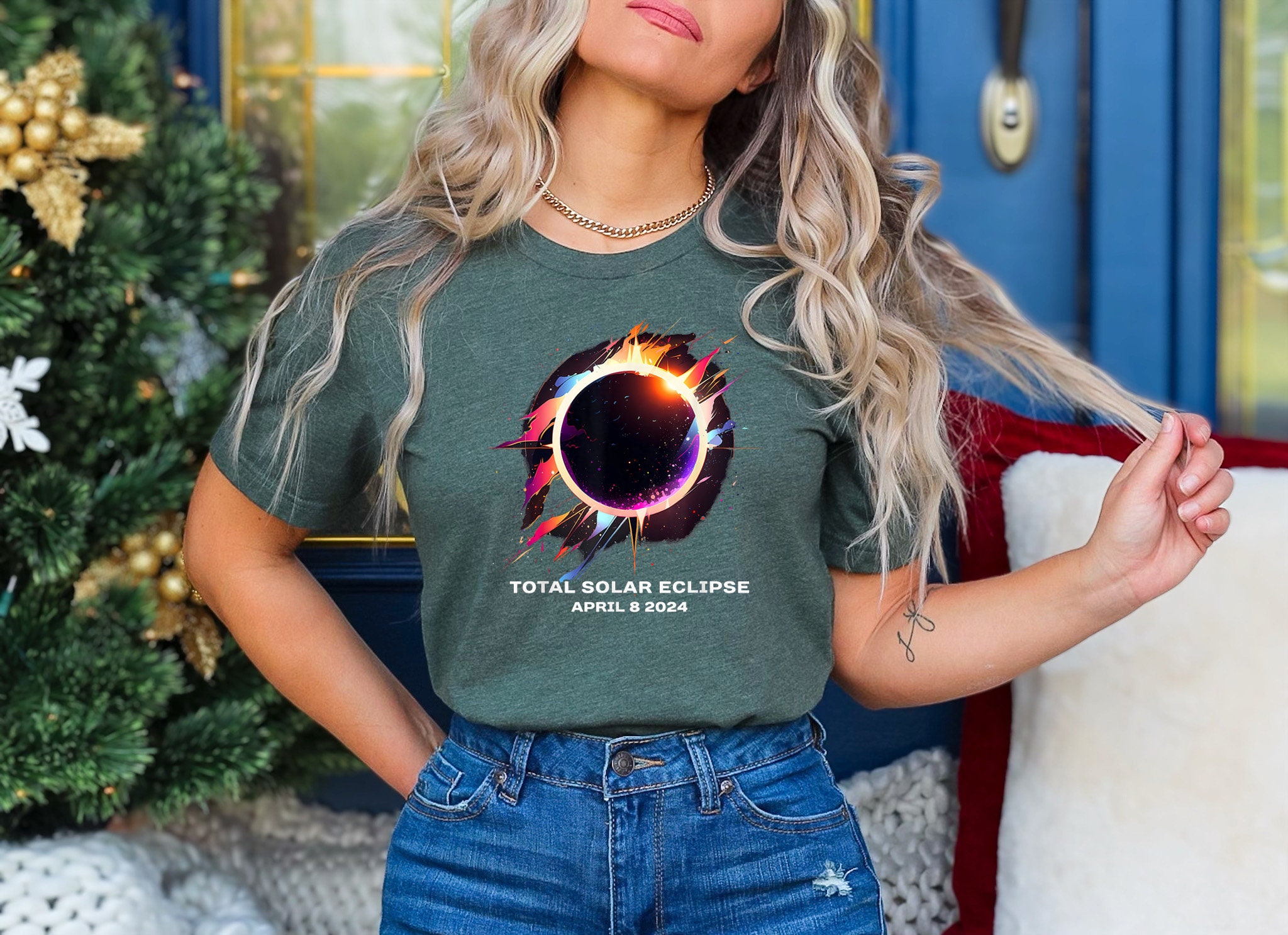 Solar Eclipse 2024 Shirt, Total Solar Eclipse Shirt, Commemorative ...