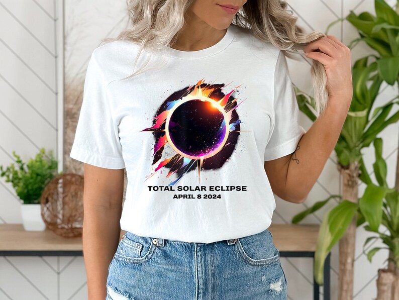 Solar Eclipse 2024 Shirt, Total Solar Eclipse Shirt, Commemorative ...