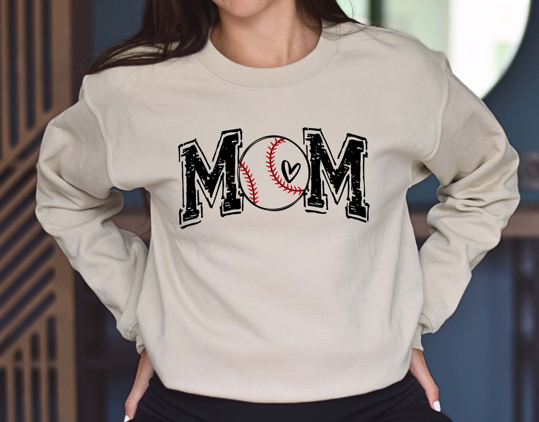 Baseball Mama Sweater, Mom Era Sweatshirt, Retro Game Day Sweatshirt ...