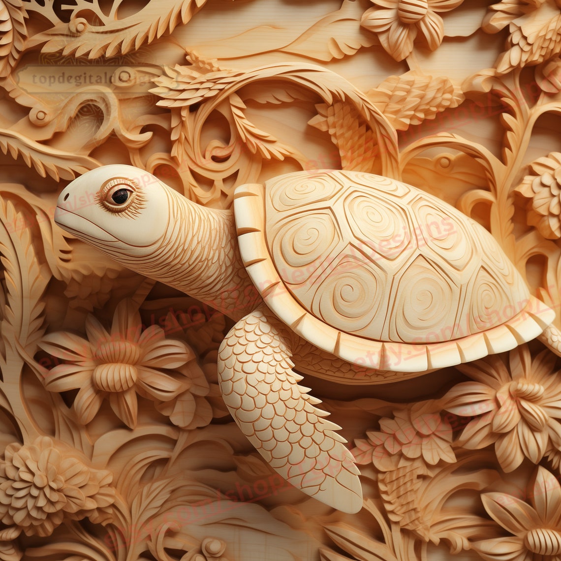 Laser Burn PNG, 3D Illusion, Engrave, Lightburn, Laser Ready, Wildlife ...