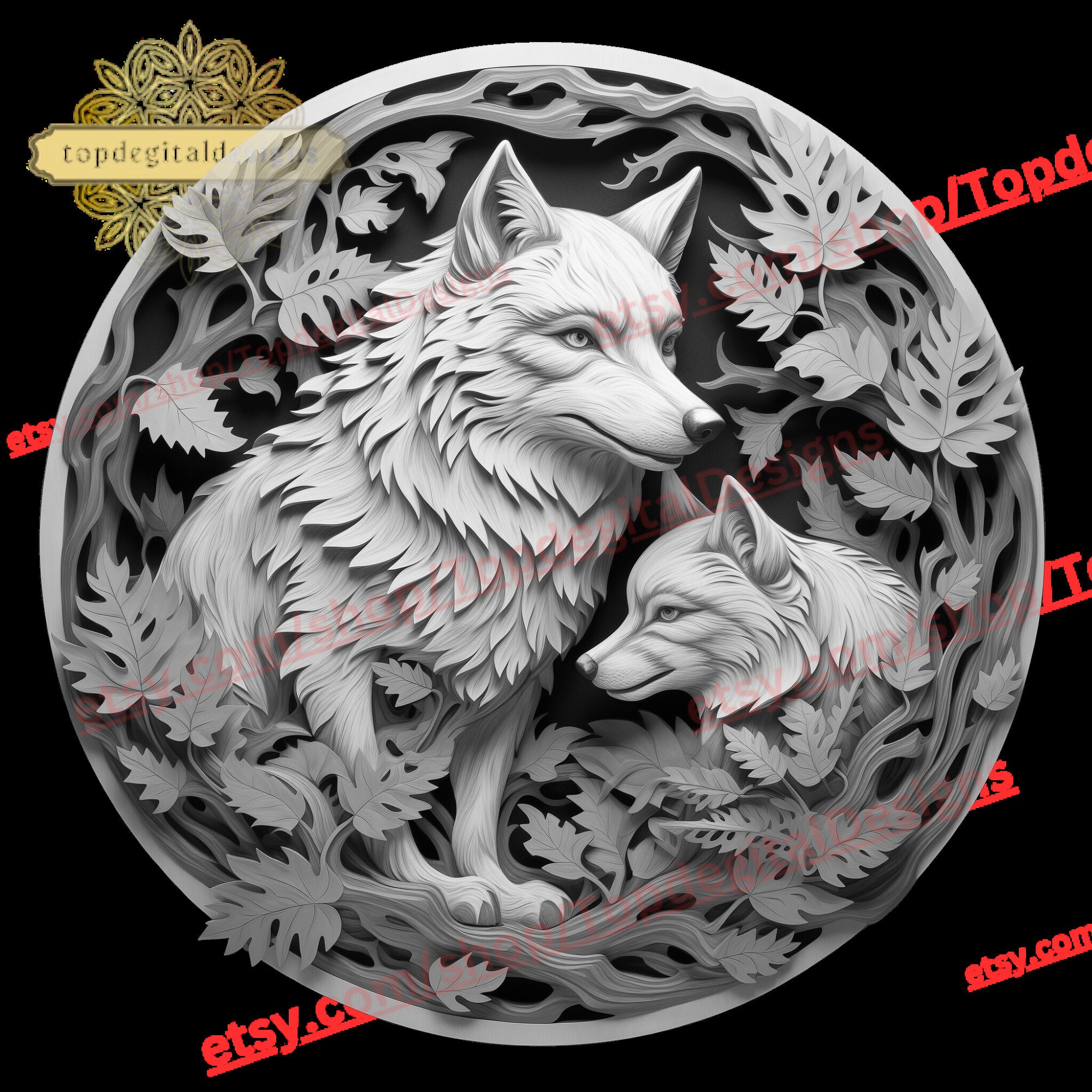 Laser Burn PNG, 3D Illusion, Engraved , Lightburn, Laser Ready, Digital ...