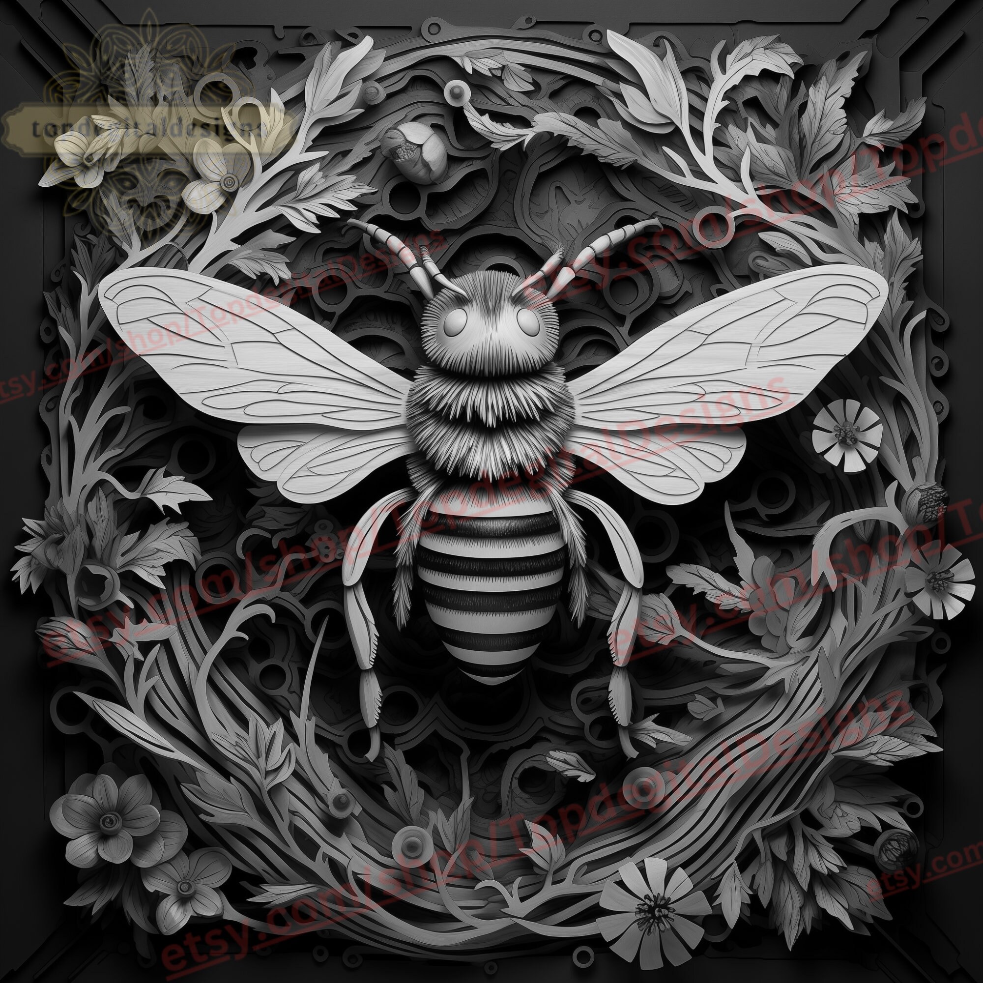 Laser Burn PNG, 3D Illusion, Engraved , Lightburn, Laser Ready, Digital ...