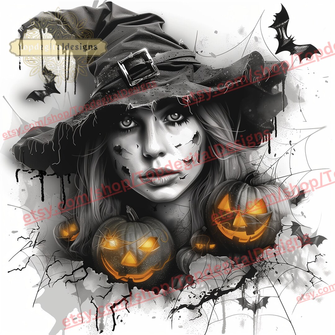 Halloween Art,carved Wood, 3D Illusion,halloween Witch,lightburn, Cnc ...