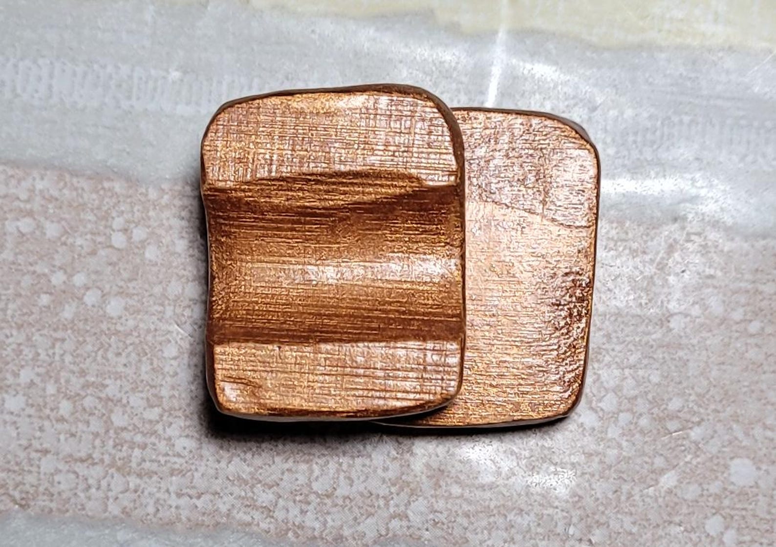 The Mighty Nub A 2 Click Tiny Wooden Fidget Slider in Bamboo - Etsy