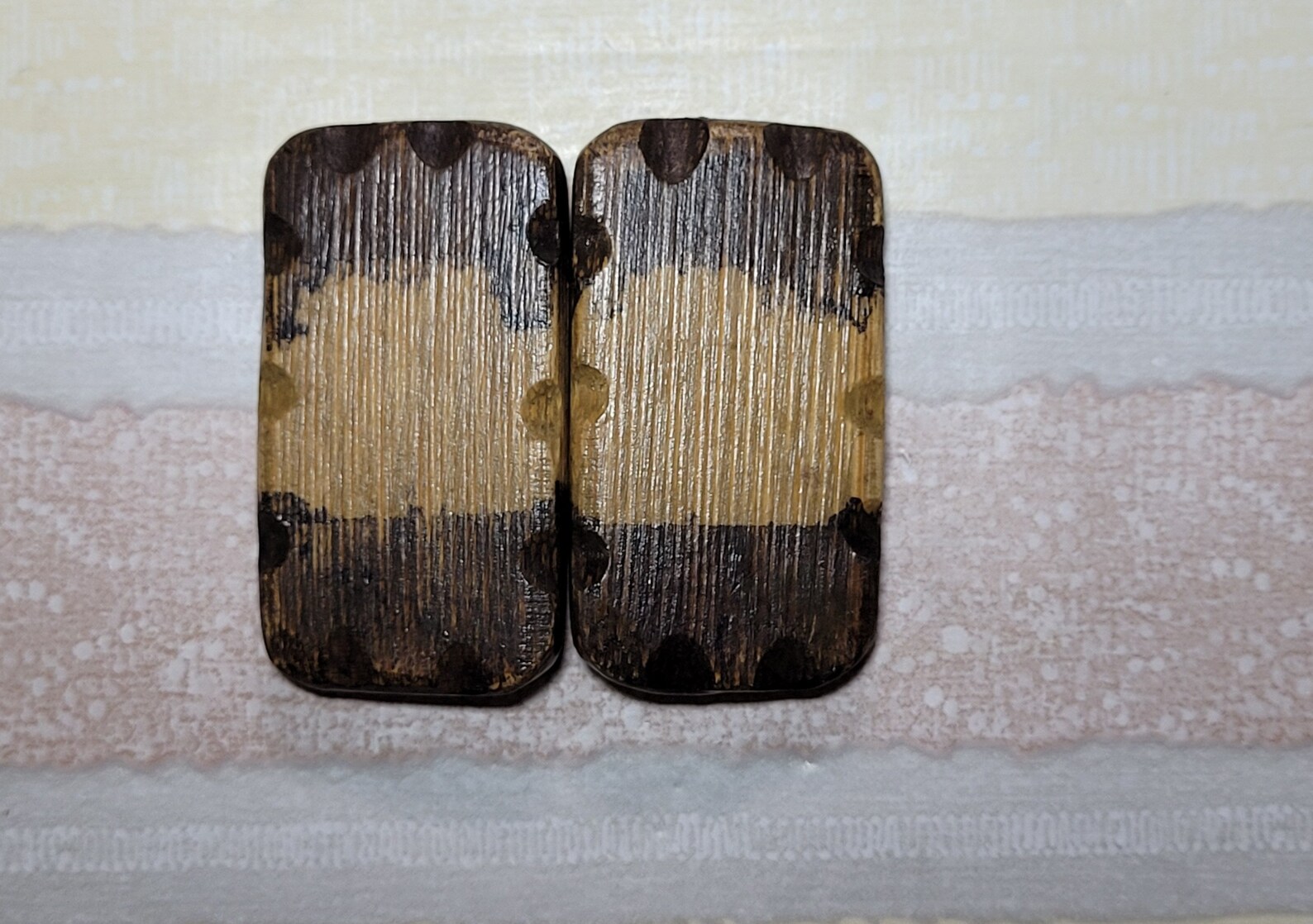 New 2 Tone 4 Click Wooden Fidget Slider in Bamboo for Stress Relief - Etsy