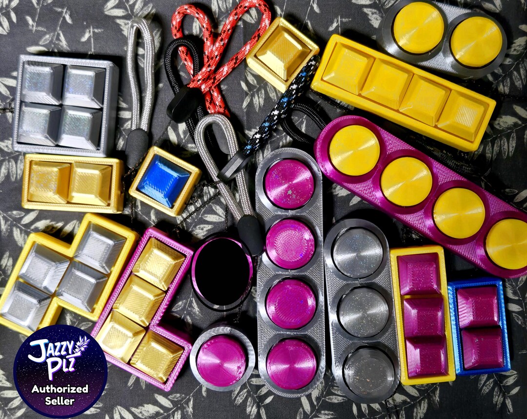 Keycap Clickers 3d Printed in Silk PLA - Orange Clicky/tactile Switches ...