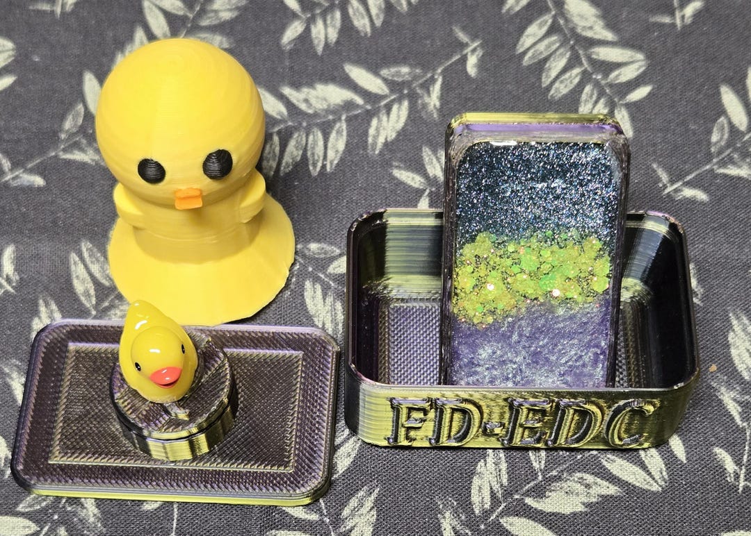 The Big Quack Tricolor Fidget Slider With a Dual Hybrid Magnet Setup ...