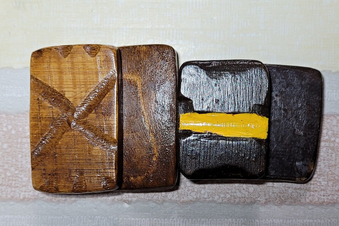 Dual Slider Pack of 2 Wooden Fidget Sliders X Slider a 4 Clicker and ...