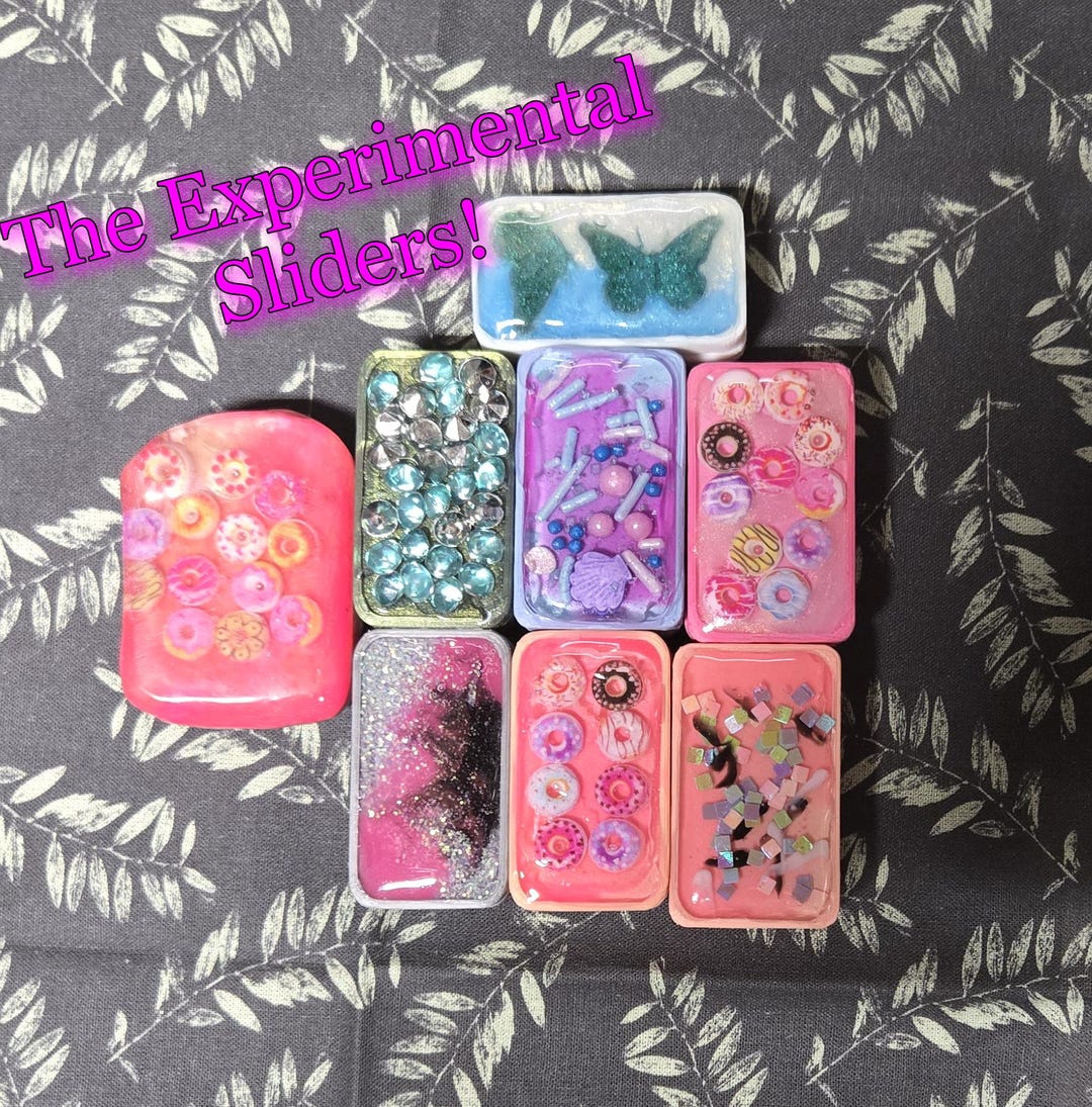 The Experimental Sliders, 3D Printed Fidget Sliderd - 3 Clicks - PLA ...