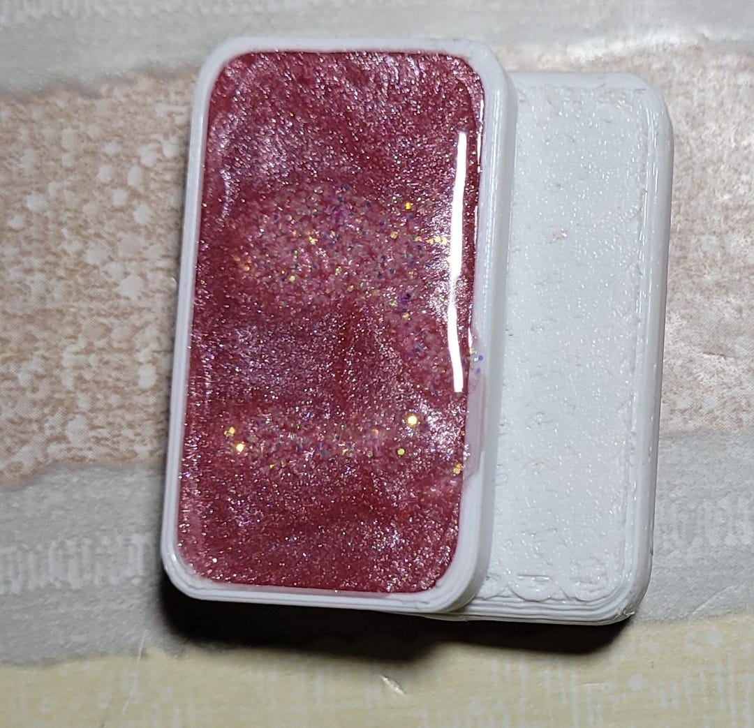 The Rose Gold Slider - A 3d Printed in White PETG With Resin Inlay ...