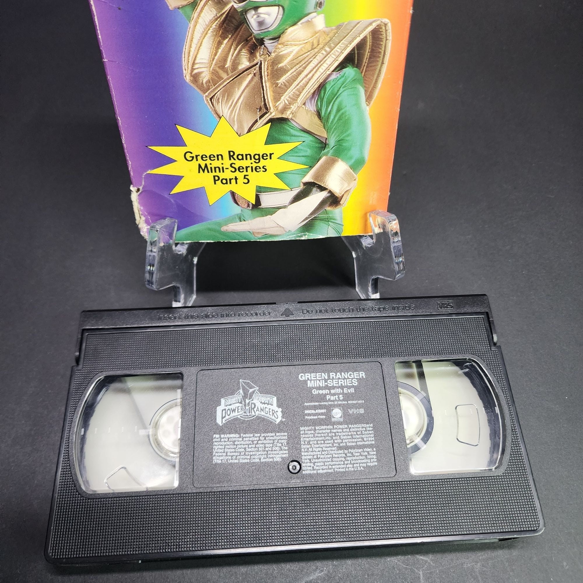 Mighty Morphin Power Rangers VHS 1994 Green Ranger Mini-series Part 5 ...