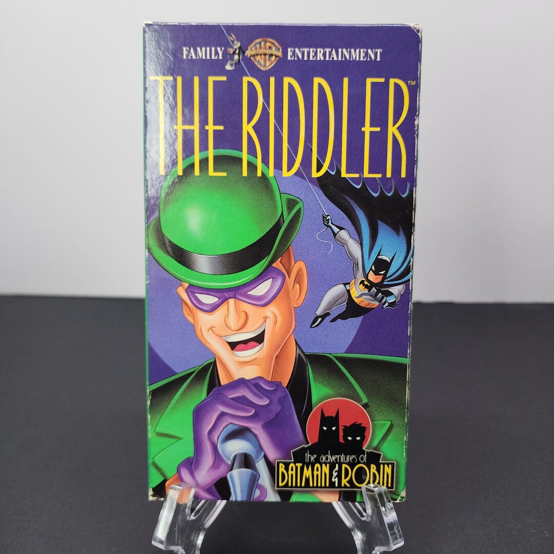 The Adventure of Batman & Robin: the Riddle VHS Tape 1995 Warner Bros ...