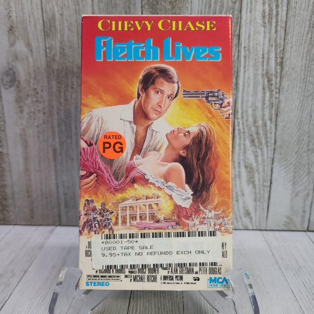 Vintage Fletch Lives VHS Tape 1989 - Chevy Chase - MCA Home Video - Etsy