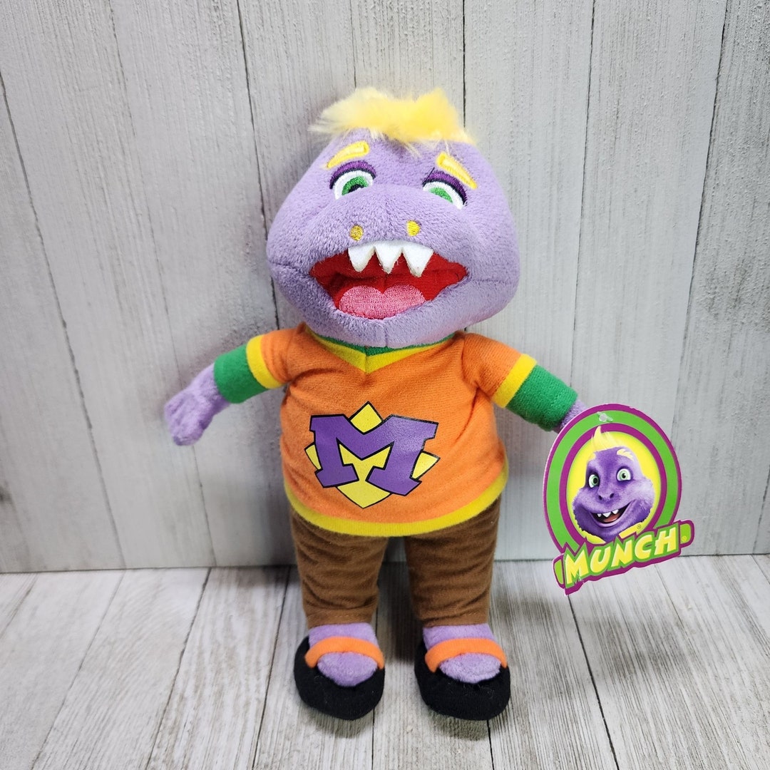 Vintage Chuck E Cheese Mr. Munch Plush 10'' Stuffed Monster Doll Toy - Etsy