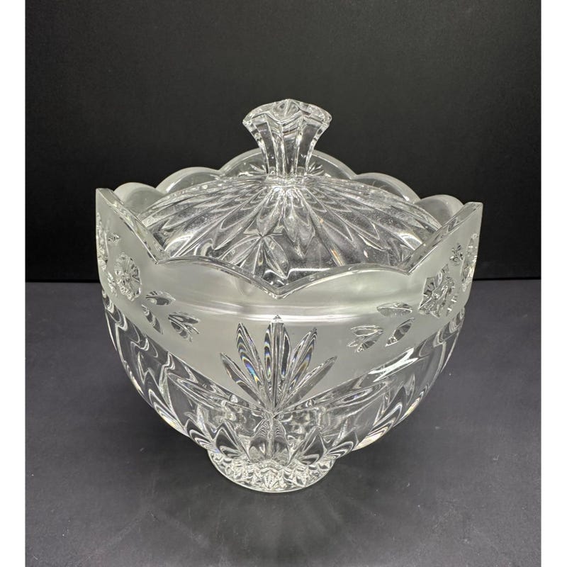 Crystal Candy Dish - Etsy