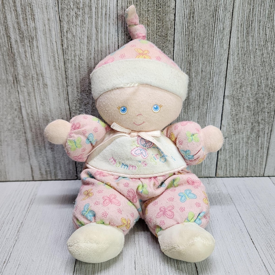 Baby by Carters Mommy's Mommys Girl Butterfly Doll Rattle Soft Cloth ...