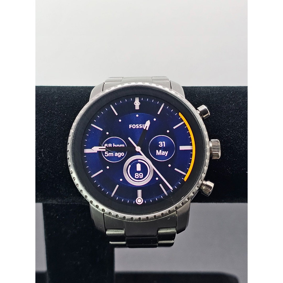 Fossil Gen 4 Watch Explorist HR Smartwatch DW6F1 Silver Stainless Steel ...