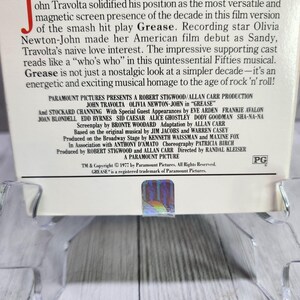 Vintage Grease VHS Tape 1977 - John Travolta Olivia Newton-john - Etsy