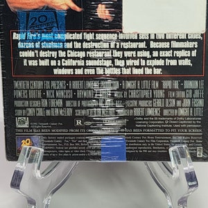 Rapid Fire: Unarmed and Extremely Dangerous VHS Tape 1992 - NEW - Etsy
