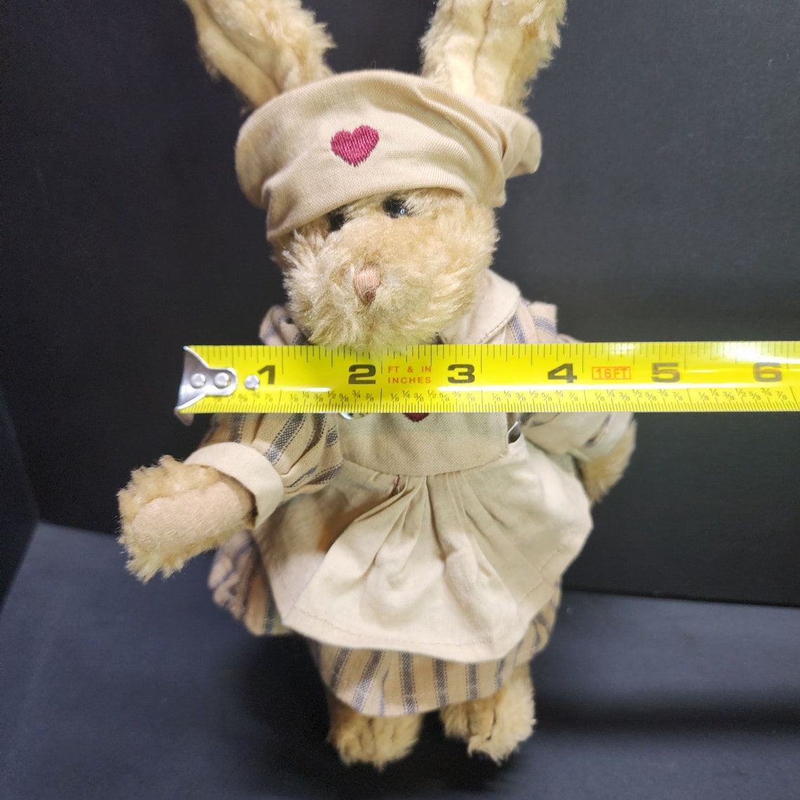 Boyds Bear Emily Nurse Hares Babbit the Rabbit Plush 10'' Stuffed Toy ...