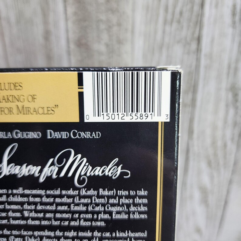 Vintage A Season for Miracles VHS Tape 1999 Hallmark Gold Crown ...