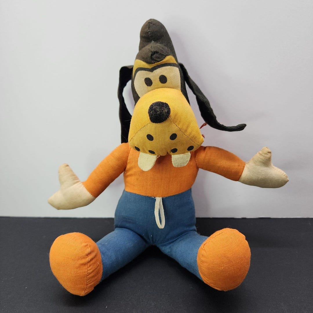 Vintage Disney Goofy Plush 8'' Stuffed Animals Toy Collectible - Etsy