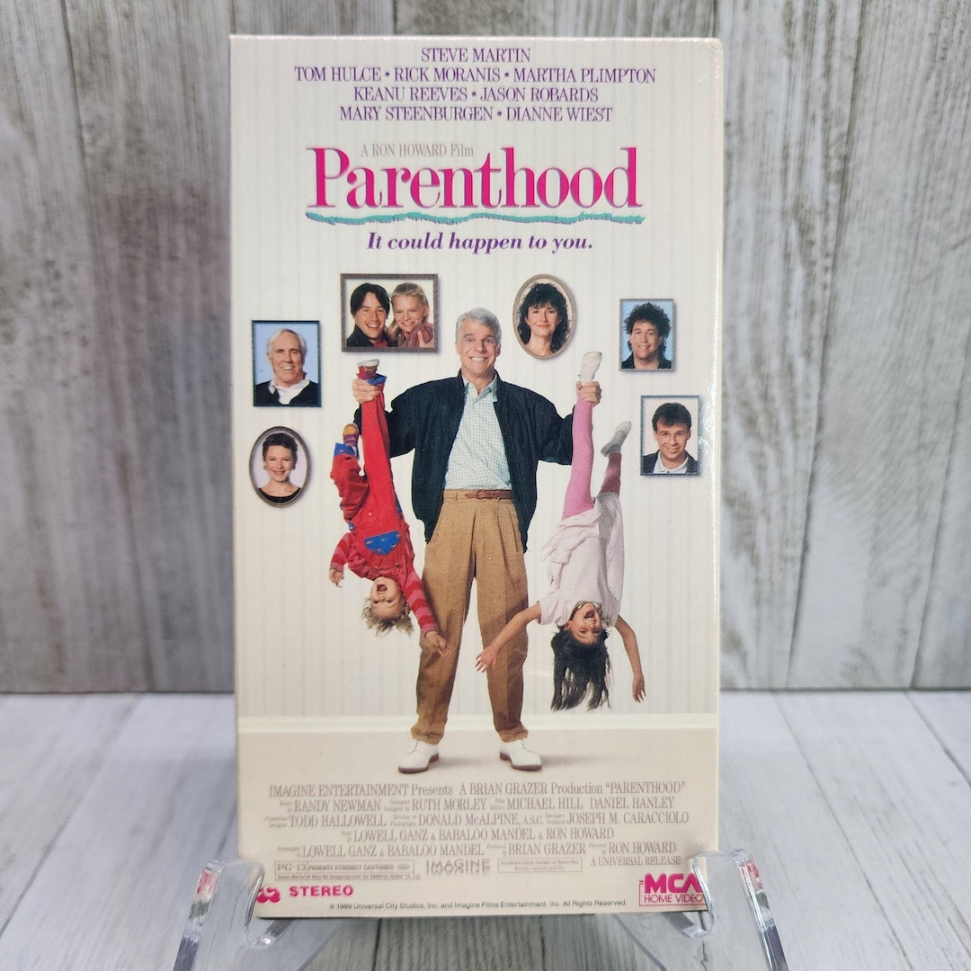 Vintage Parenthood VHS Tape 1989 - Steve Martin Tom Hulce - Etsy