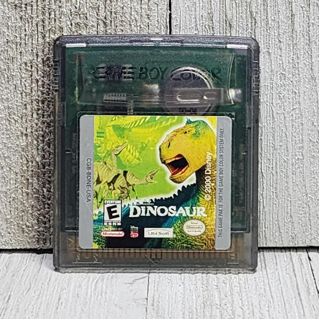 Disney's Dinosaur Gameboy Color GBC Game Cartridge Cleaned & Tested - Etsy