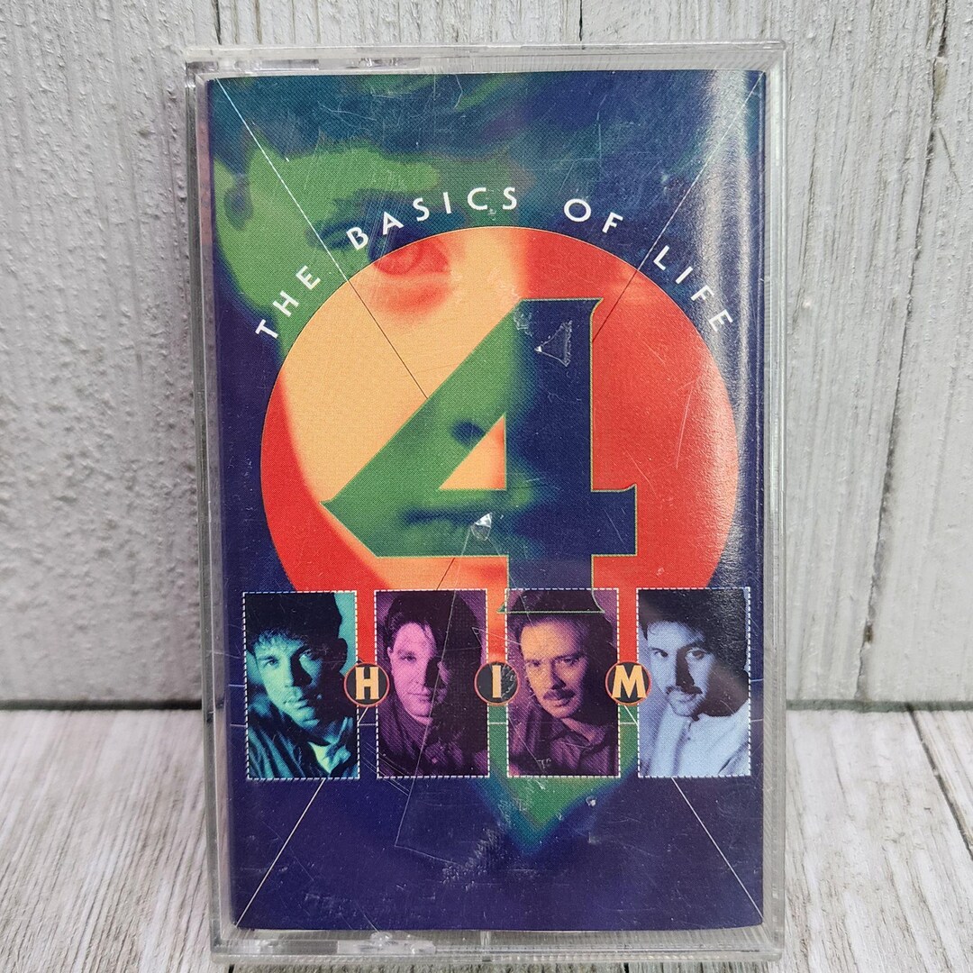 The Basics of Life by 4 Him - Cassette Tape 1992 Benson Music Group Vtg ...